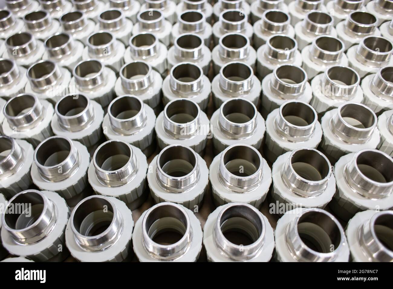 Plastic metal pipe coupling hi-res stock photography and images - Alamy