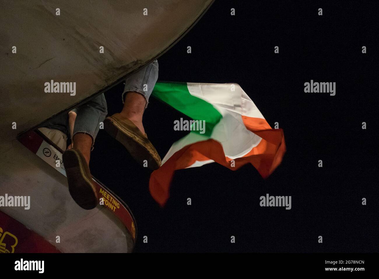 Italians Celebrate UEFA Euro 2020 Football Cup Victory in Rome ...