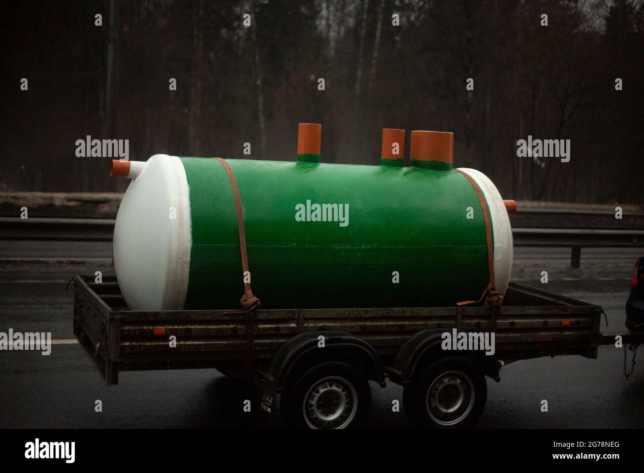 Waste disposal tank transportation. Transportation of chemically ...