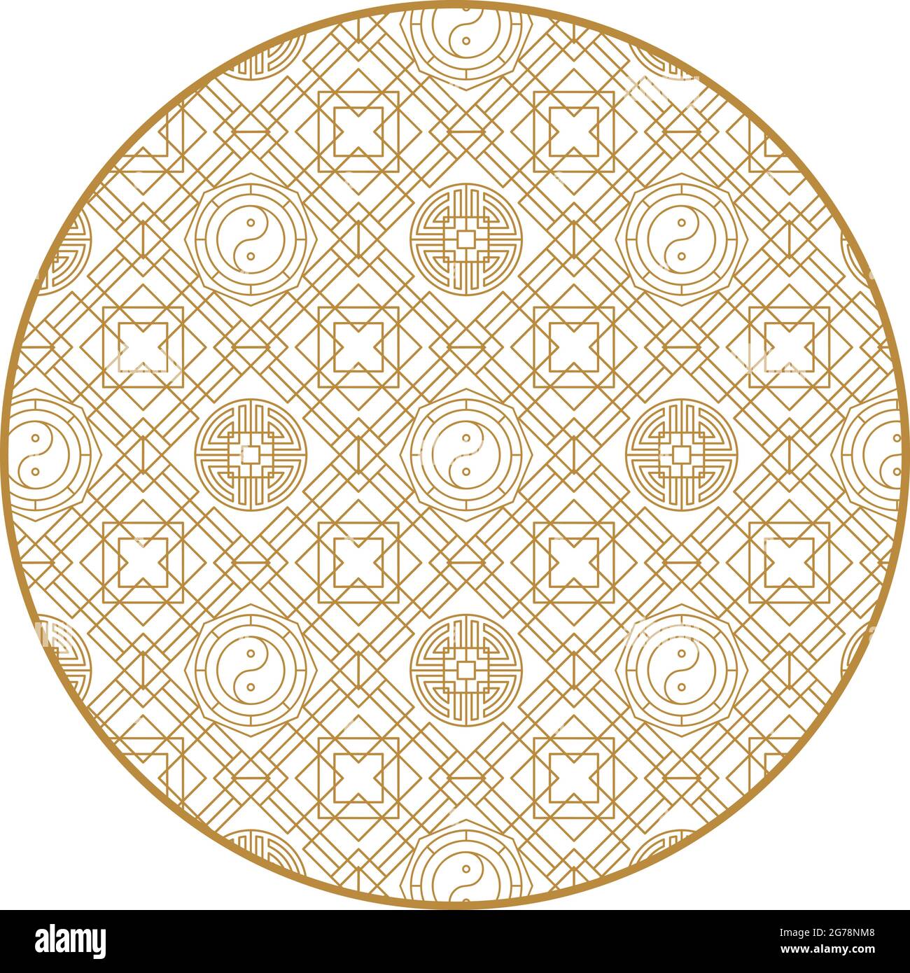 Chinese decoration elements. Frame, border or tiles with patterns Stock ...