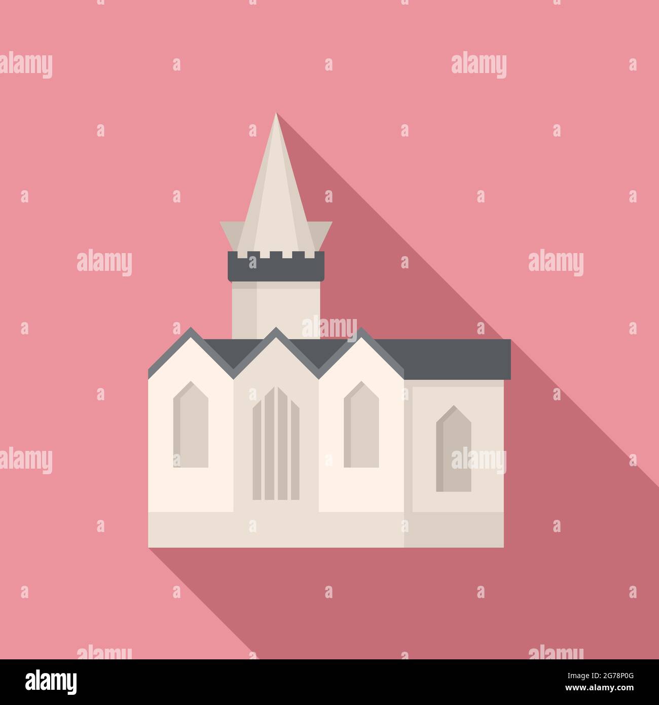 Interior of abbey church Stock Vector Images - Alamy
