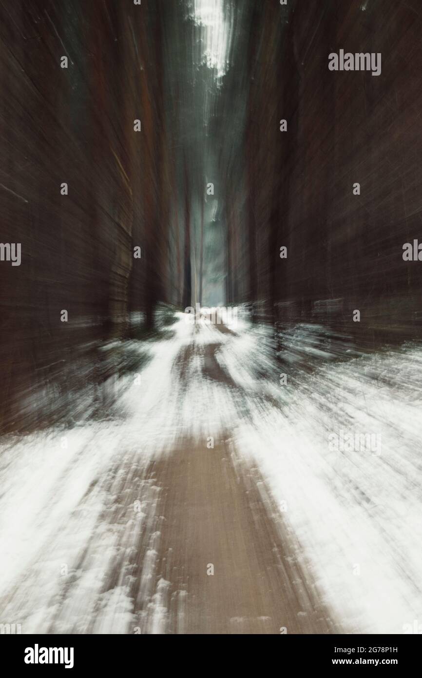 Germany, Teutoburg Forest in Munster region, Ibbenbueren Stock Photo ...