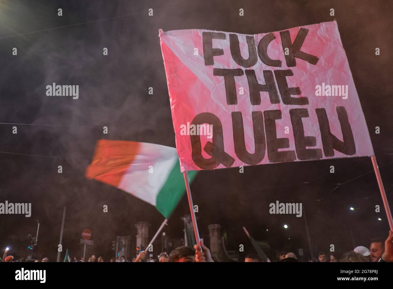 Italians Celebrate UEFA Euro 2020 Football Cup Victory in Rome ...