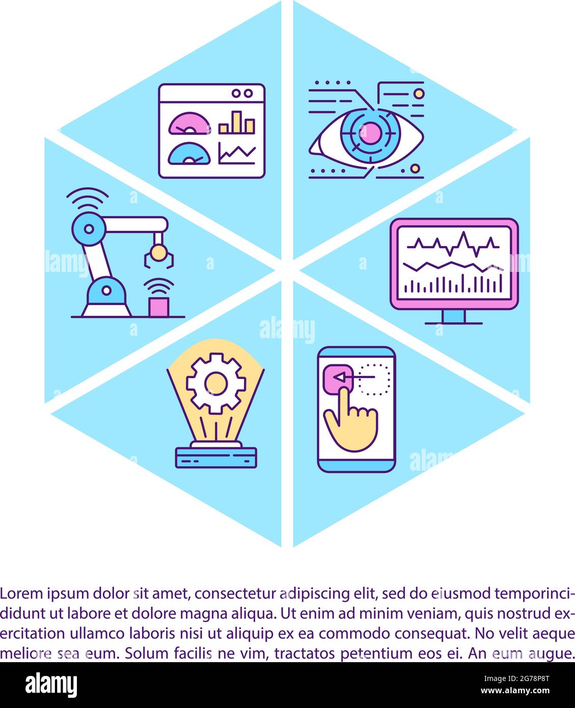Digital twin concept line icons with text Stock Vector Image & Art - Alamy