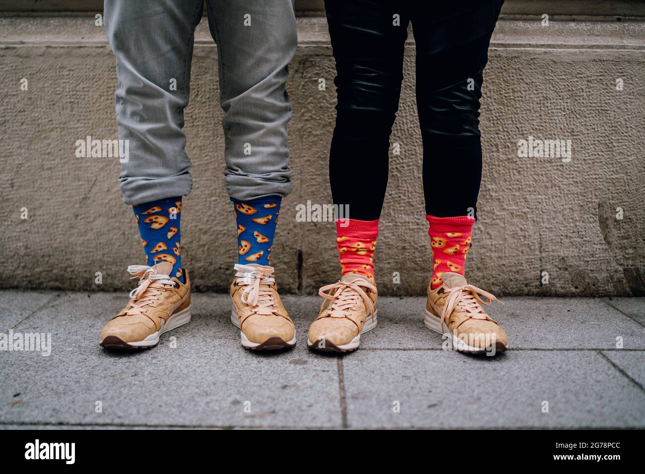Different shoes couple hi-res stock photography and images - Alamy