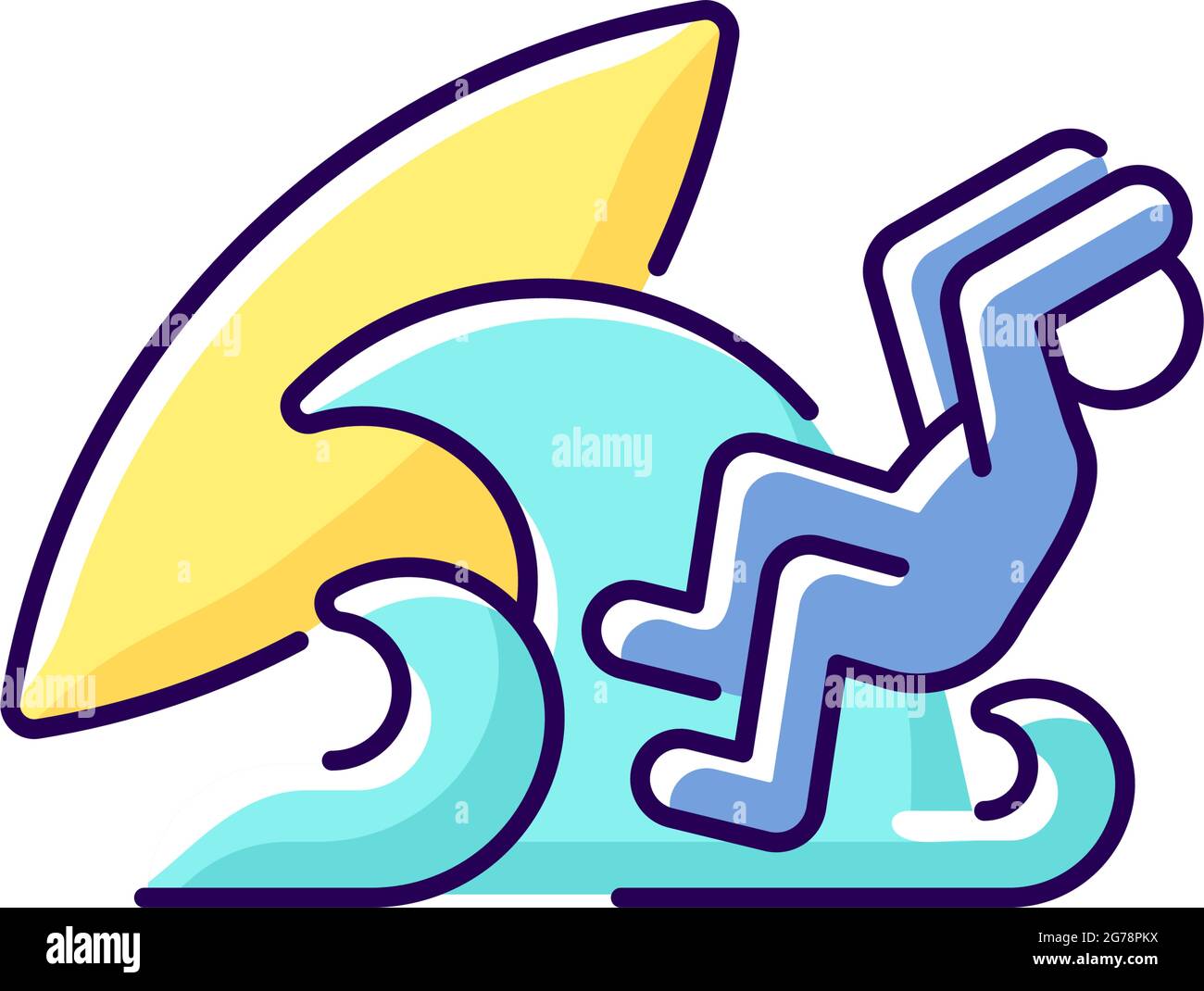 Surf injury Stock Vector Images - Alamy