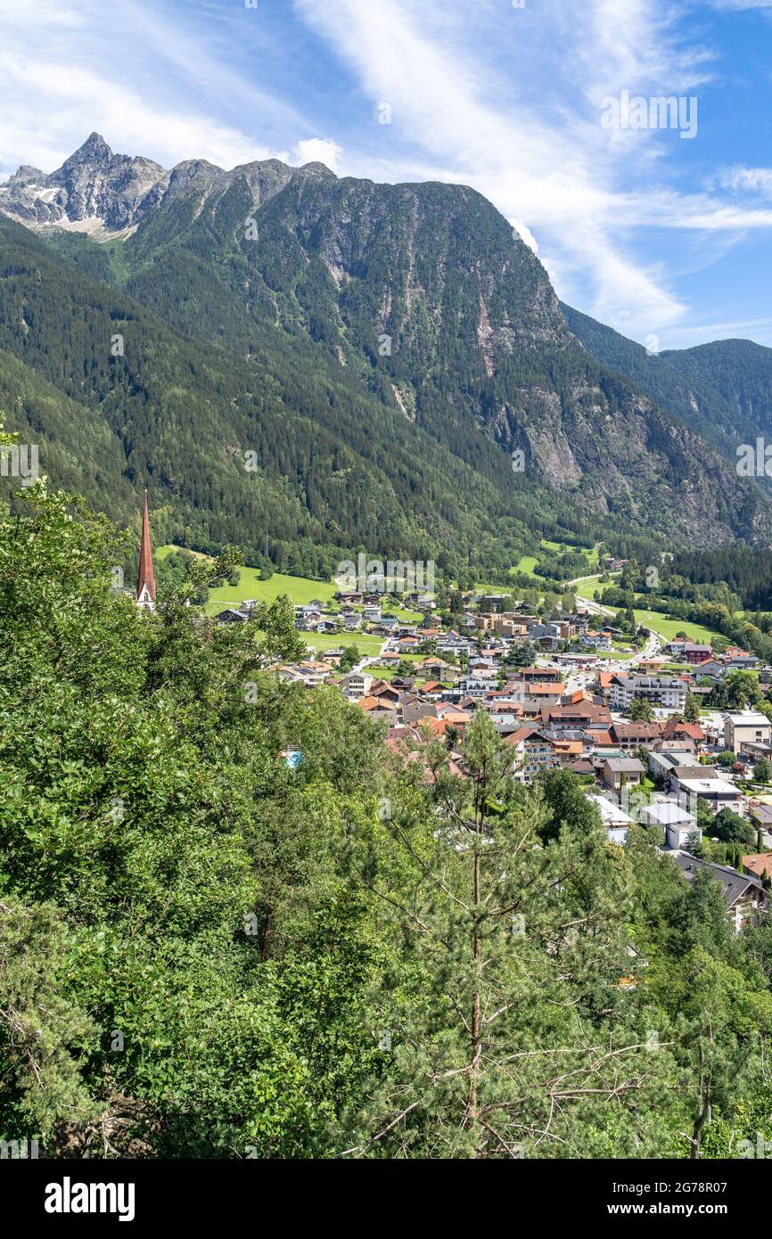 Europe, Austria, Tyrol, Ötztal Alps, Ötztal, Oetz, view from the ...