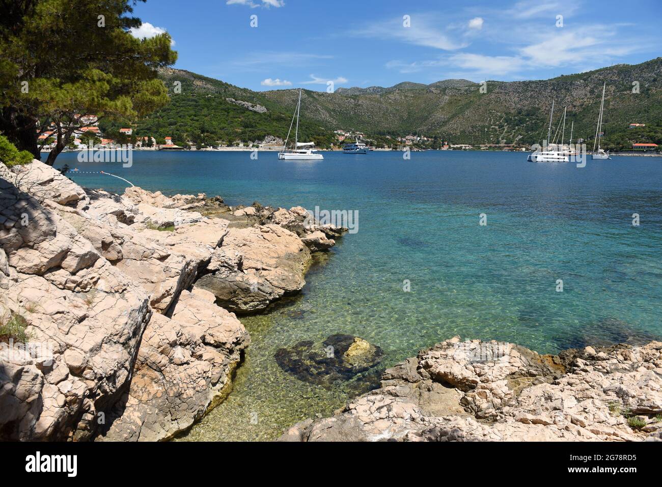 Zaton village, Dubrovnik Riviera, Croatia Stock Photo - Alamy