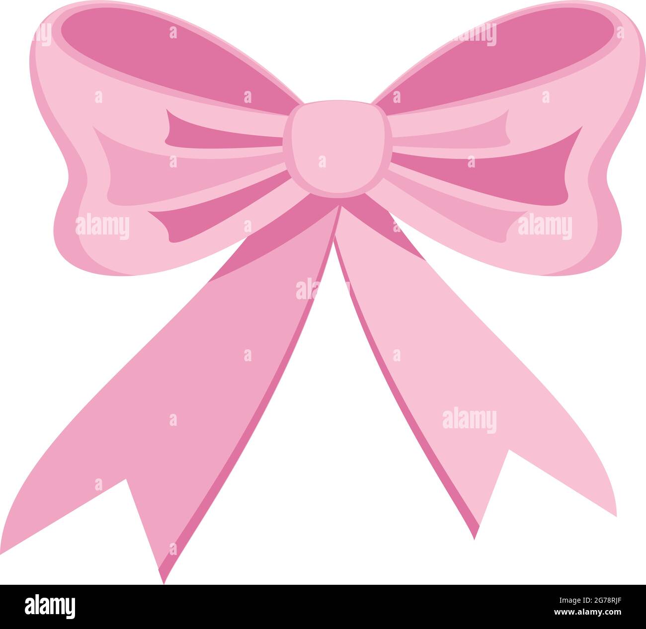 Decorative festive red bow. Icon for greeting cards Stock Vector Image ...