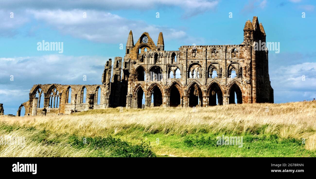 Whitby Hill Top Abbey High Resolution Stock Photography and Images - Alamy