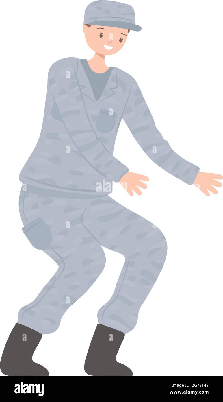 soldier man cartoon Stock Vector Image & Art - Alamy