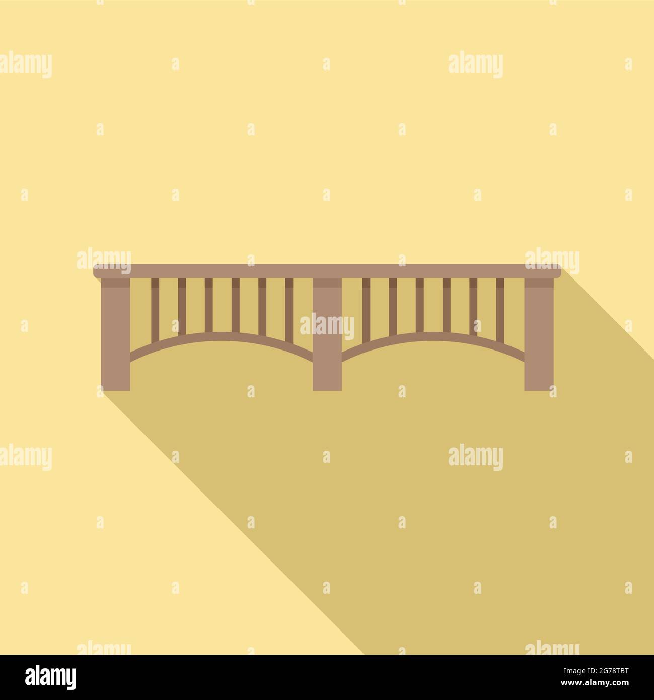 Footbridge vector vectors hi-res stock photography and images - Alamy