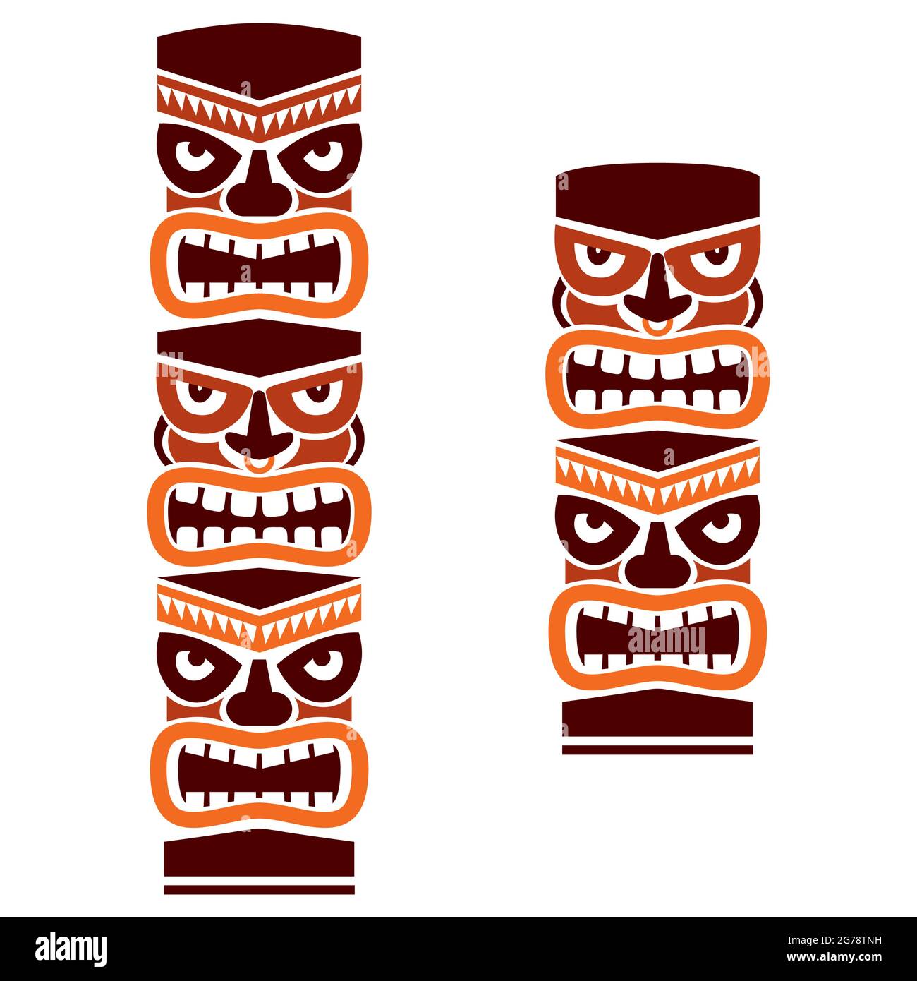 Totem pole Cut Out Stock Images & Pictures - Alamy