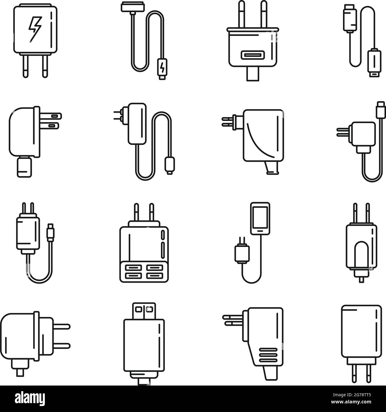 Smart ev charger Stock Vector Images - Alamy