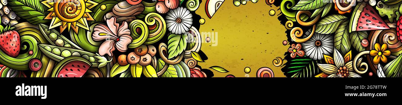 Summer flowers mock up Stock Vector Images - Alamy