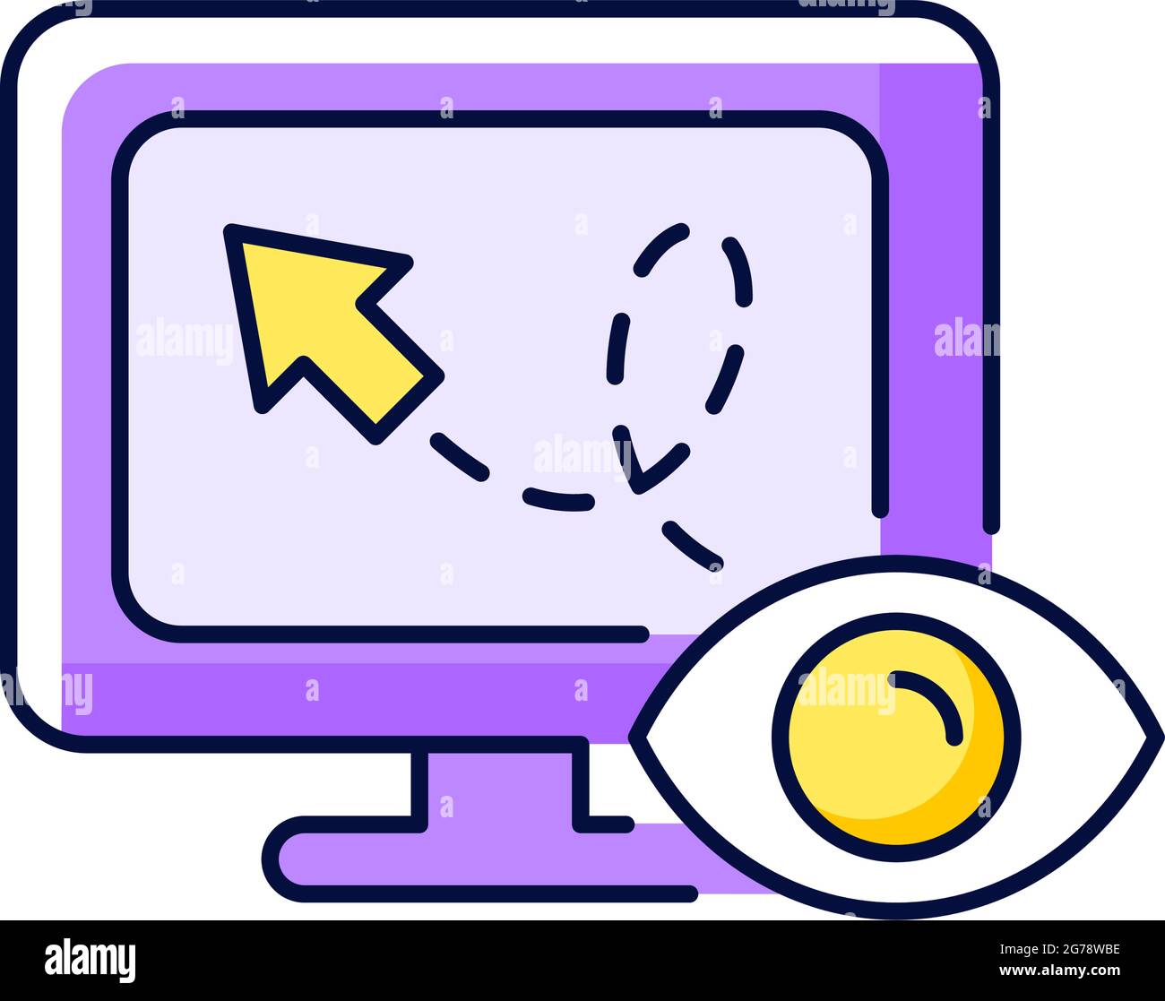 Cursor tracking Cut Out Stock Images & Pictures - Alamy