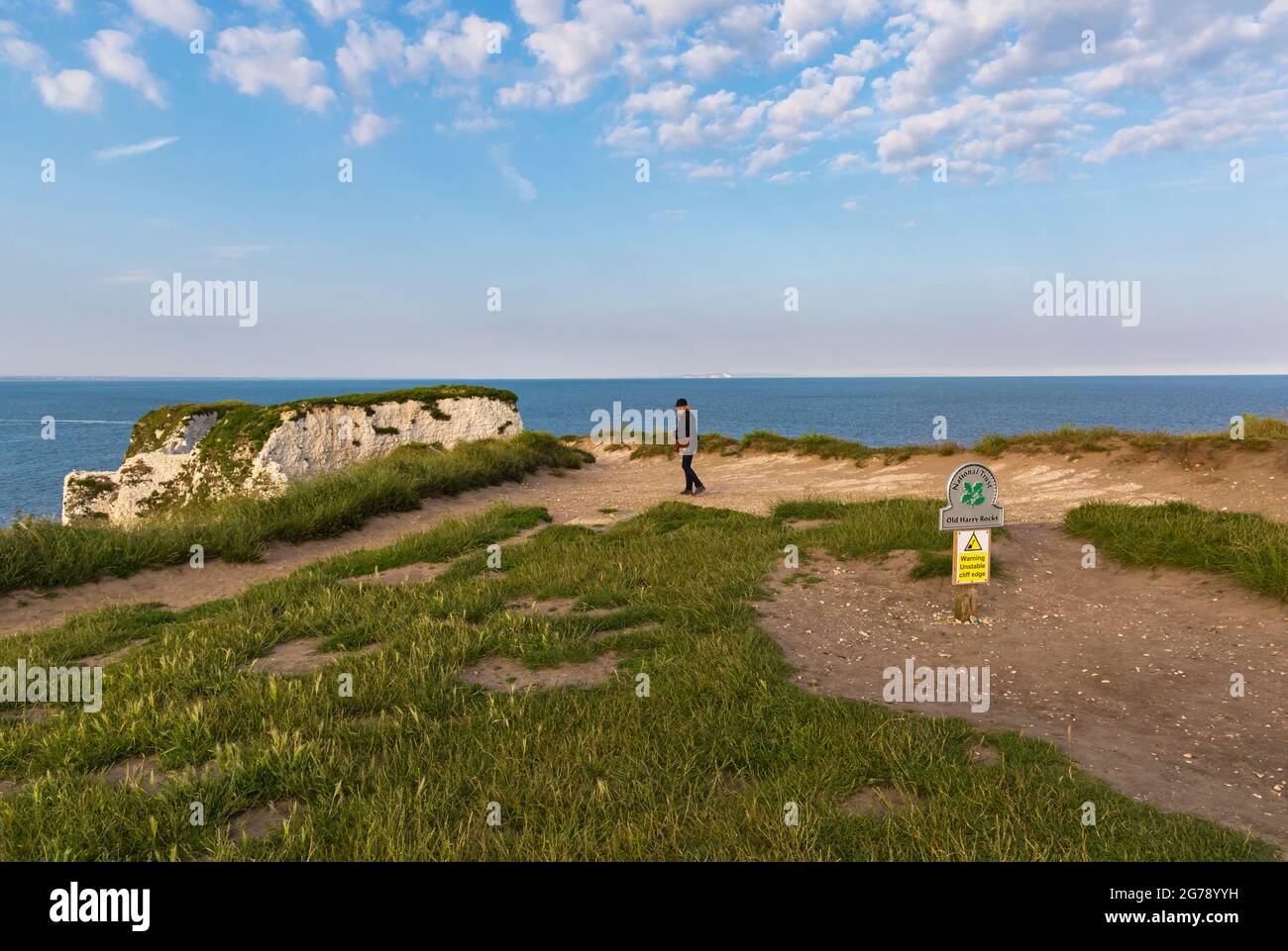 Views of Old Harry Rocks on the Jurassic Coast from the South West ...