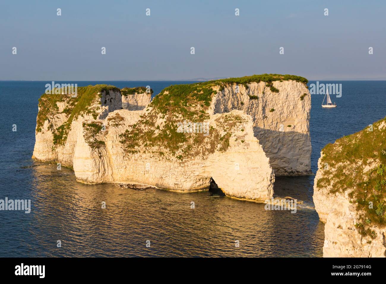 Views of Old Harry Rocks on the Jurassic Coast from the South West ...