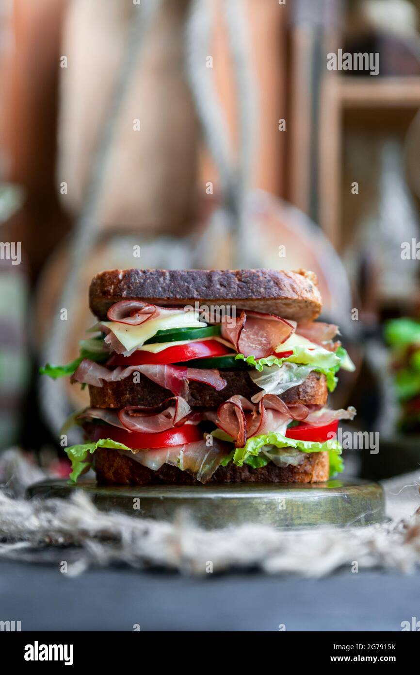 Multi layered sandwich hi-res stock photography and images - Alamy