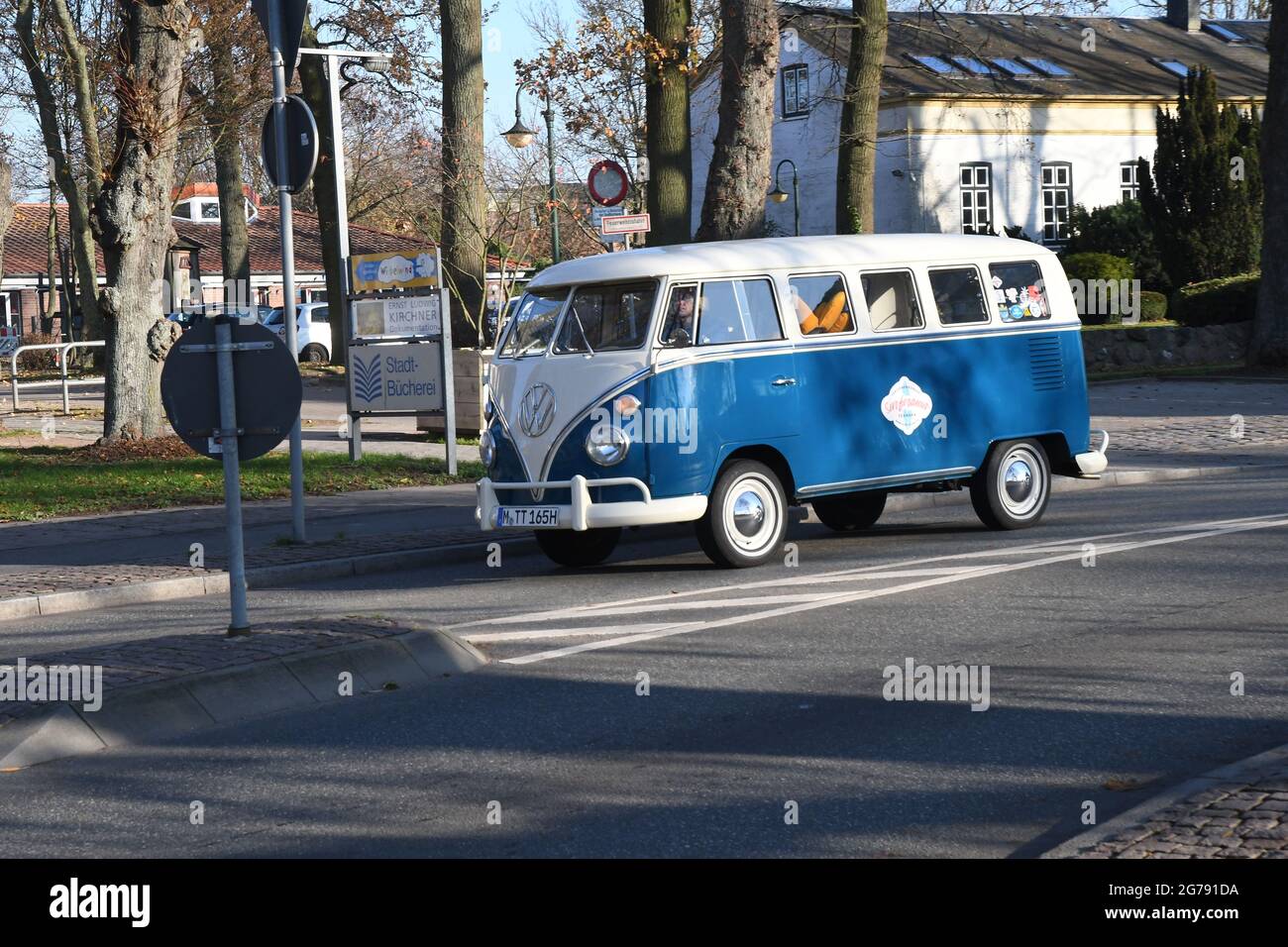 Burg / Fehmarn / Germany 17.November 2018. VW Volks Wagan van in Burg ...