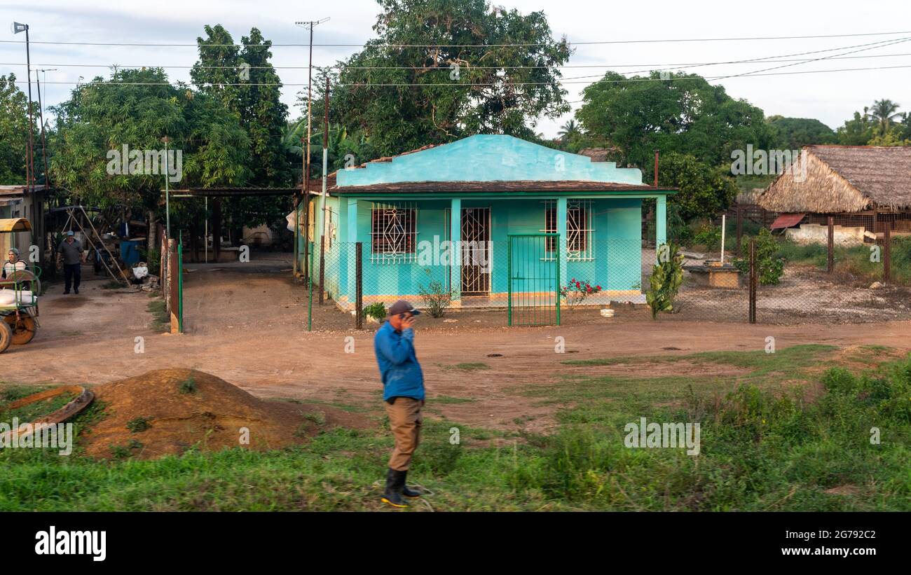 Rural house building architecture in Holguin, Nov. 2016 Stock Photo - Alamy