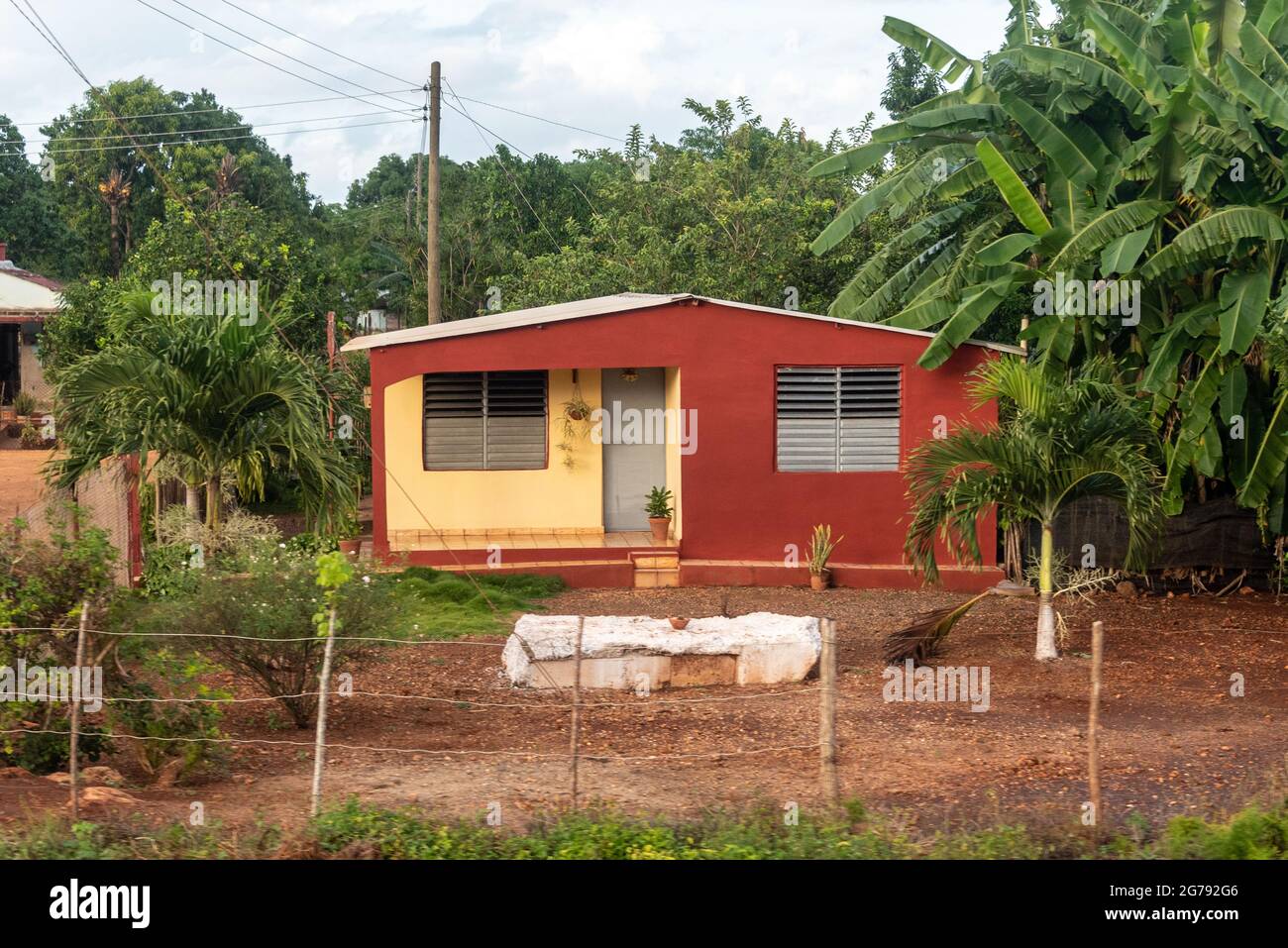 Rural house building architecture in Holguin, Nov. 2016 Stock Photo - Alamy