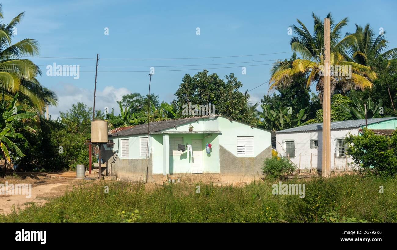 Rural house building architecture in Holguin, Nov. 2016 Stock Photo - Alamy