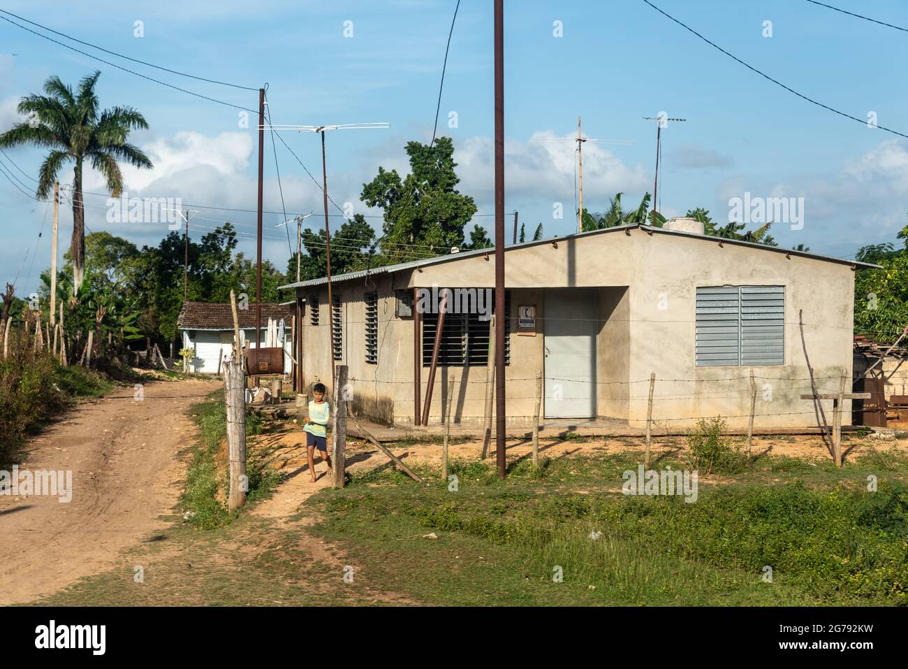 Rural house building architecture in Holguin, Nov. 2016 Stock Photo - Alamy