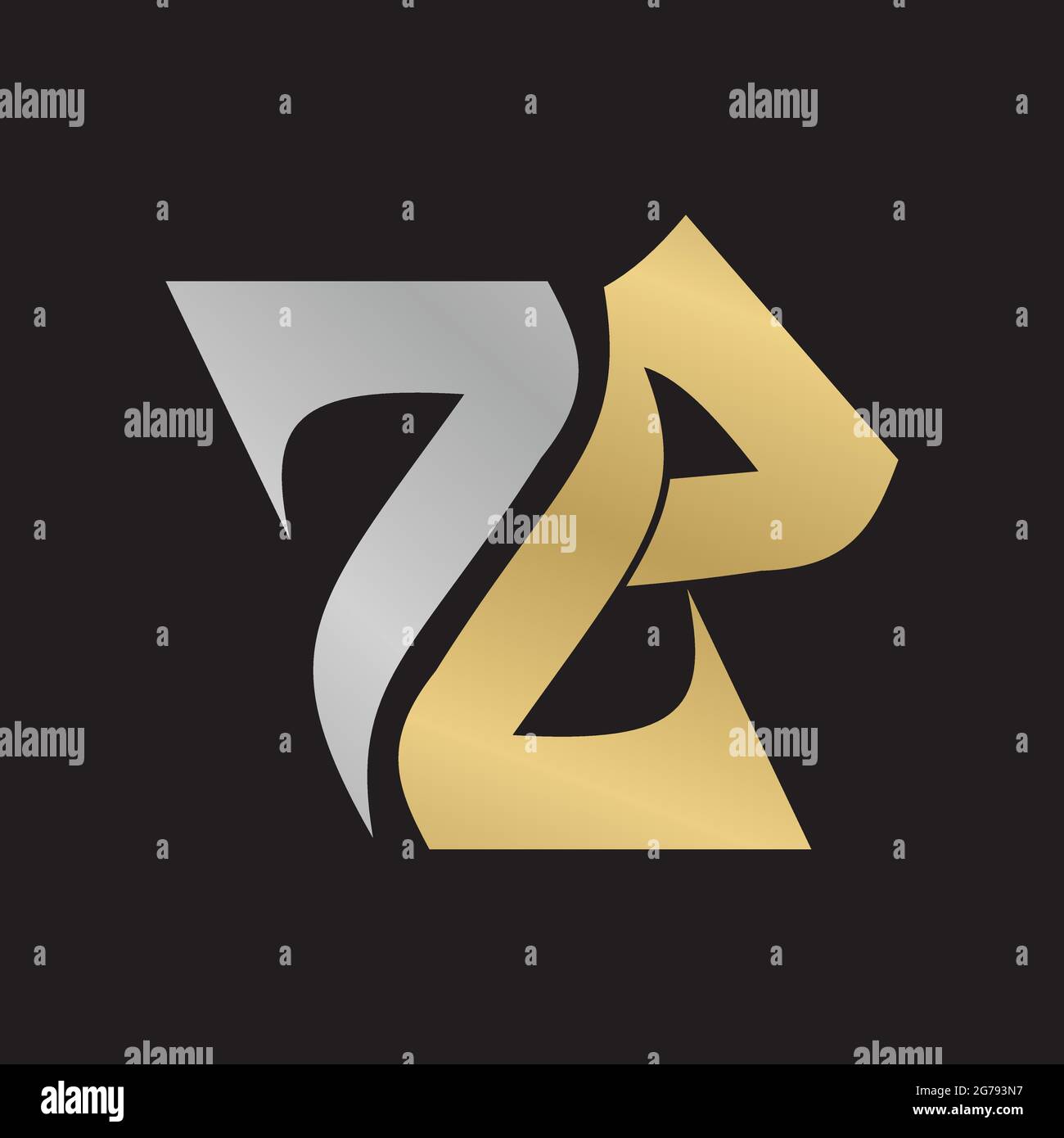 Alphabet Initials logo PZ, ZP, Z and P Stock Vector Image & Art - Alamy