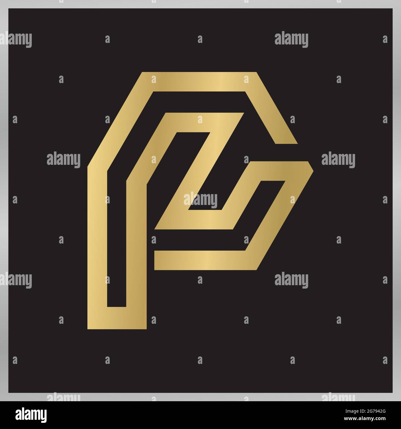 Alphabet Initials logo PZ, ZP, Z and P Stock Vector Image & Art - Alamy