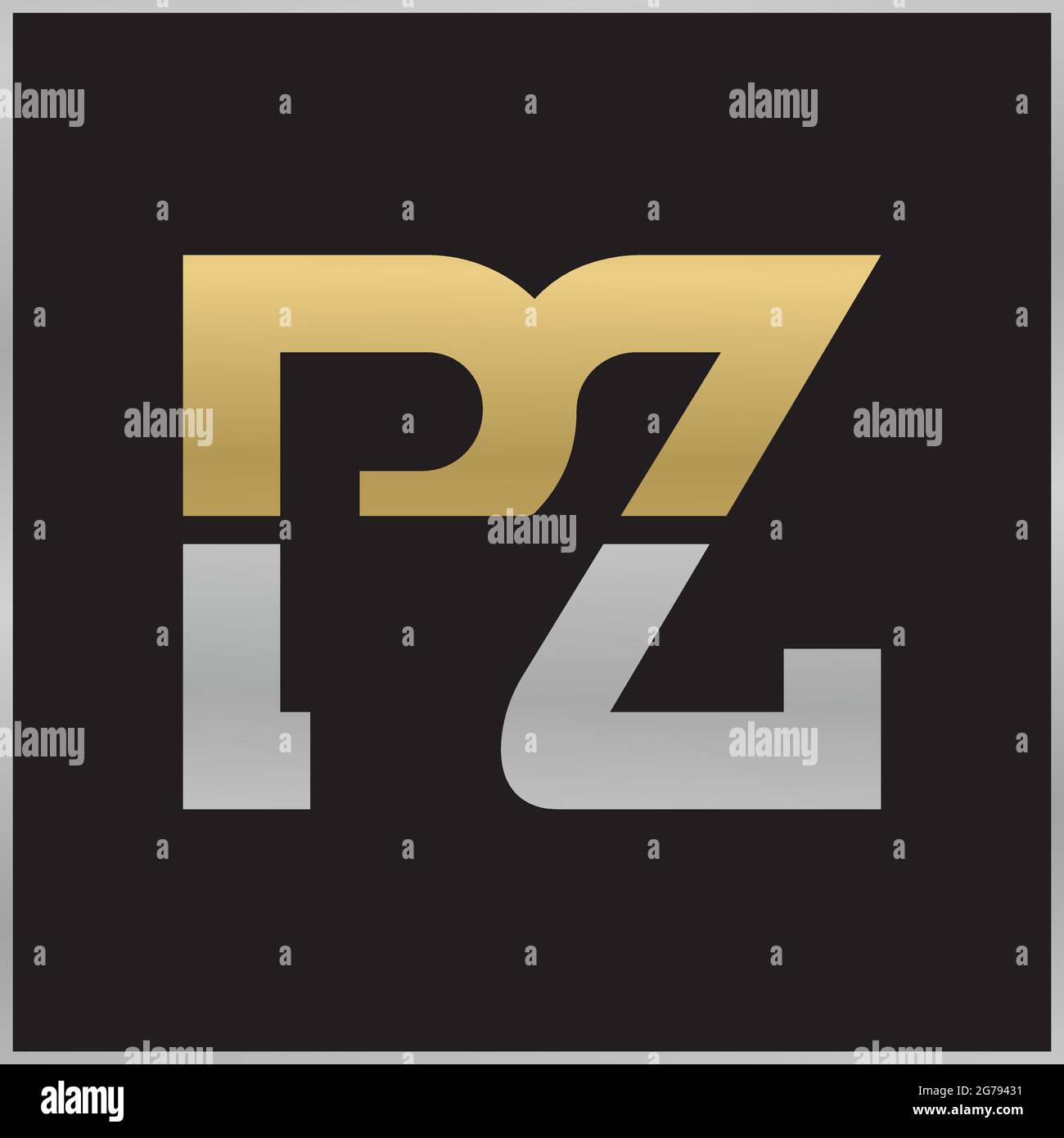 Alphabet Initials logo PZ, ZP, Z and P Stock Vector Image & Art - Alamy