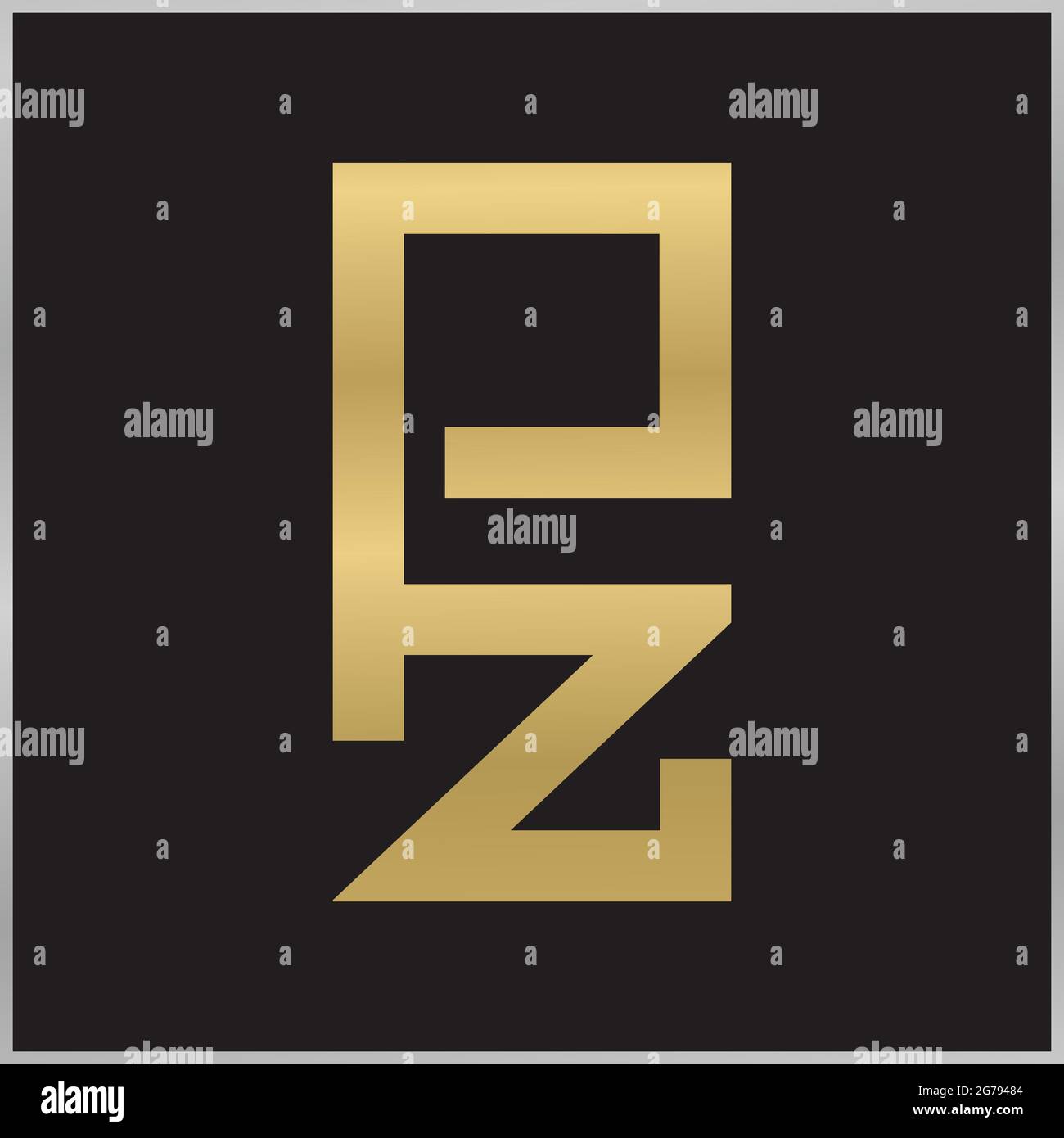Alphabet Initials logo PZ, ZP, Z and P Stock Vector Image & Art - Alamy