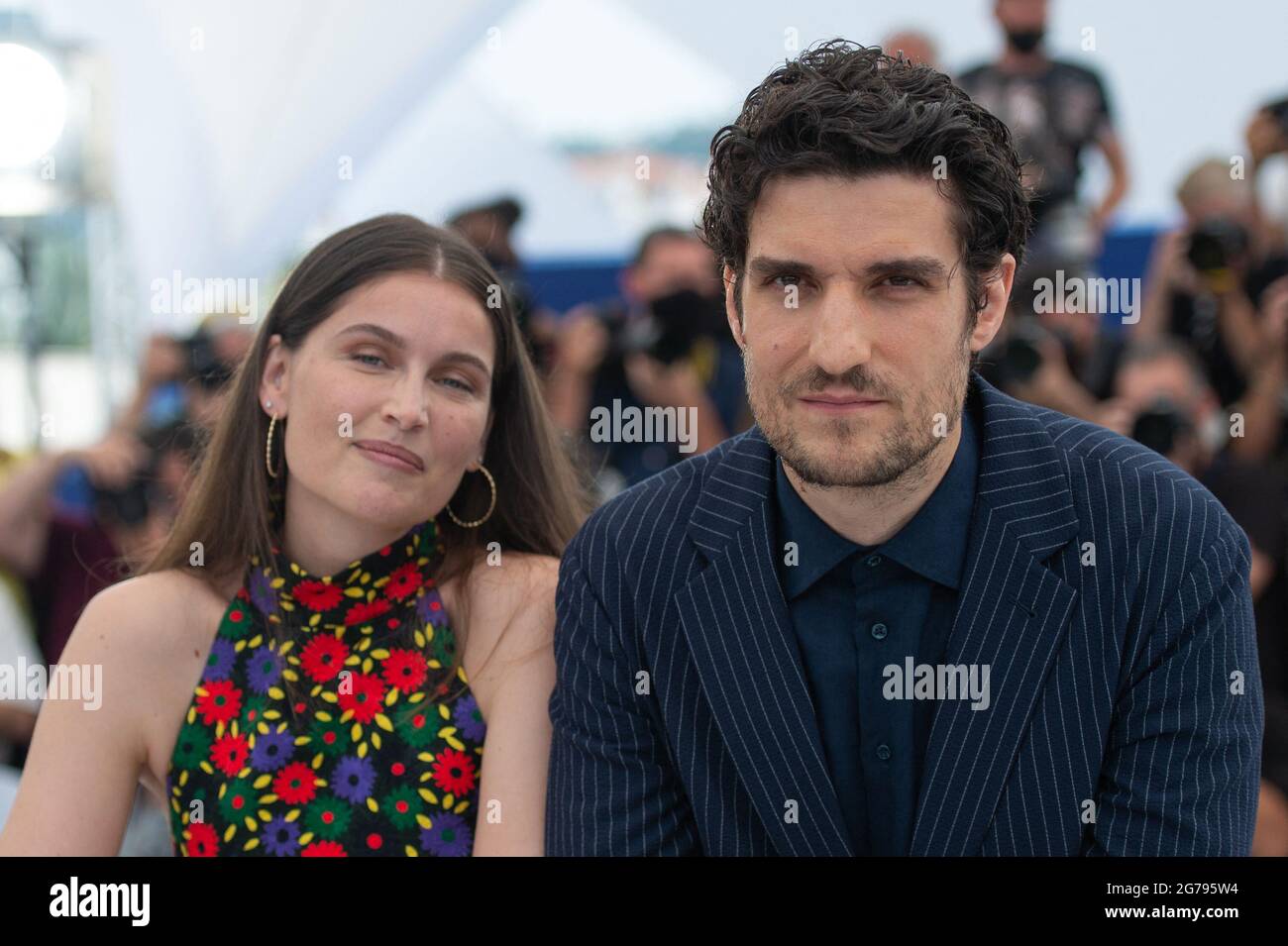 Laetitia Casta and Louis Garrel attending the La Croisade Photocall as ...