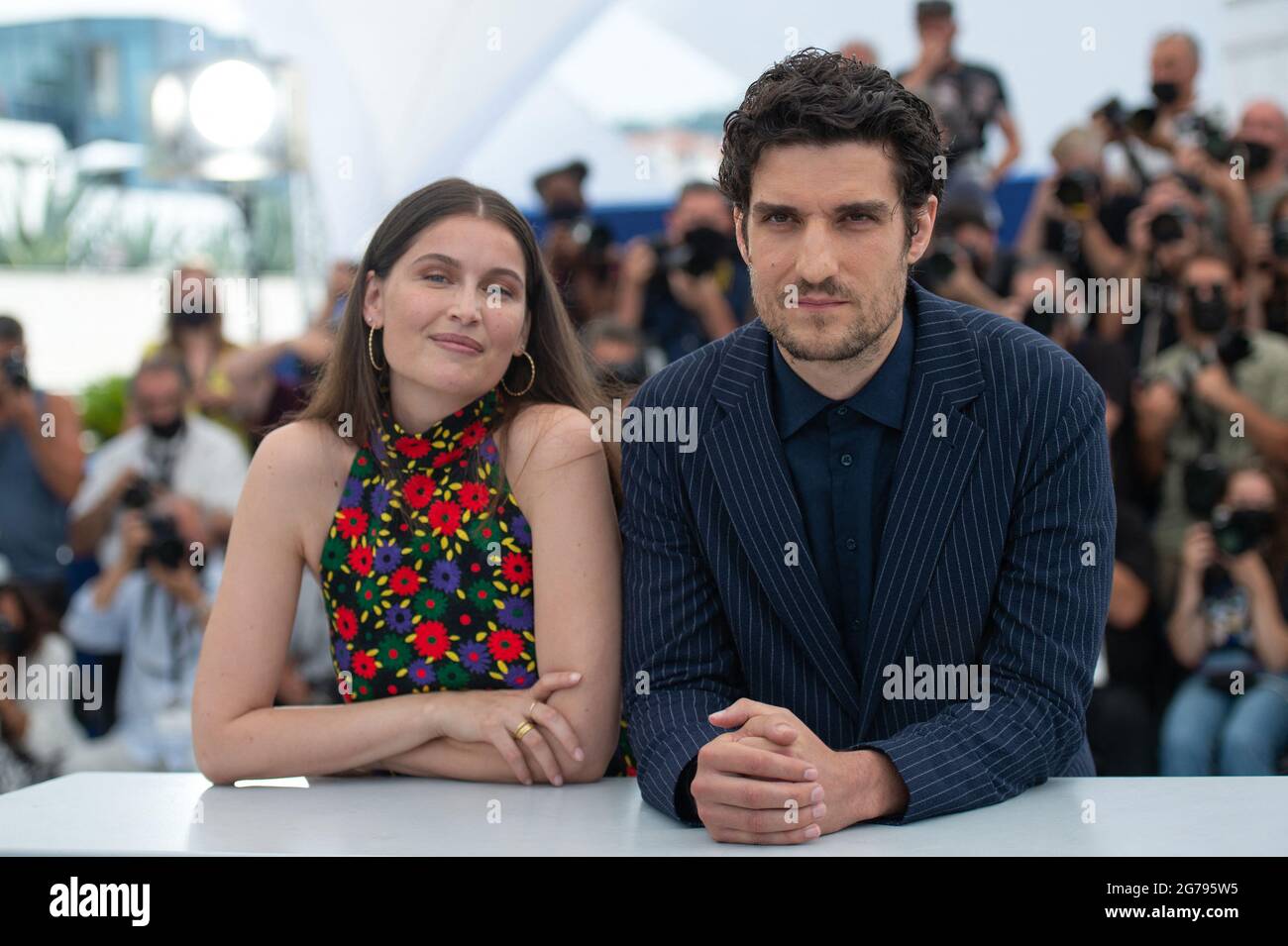 Laetitia Casta and Louis Garrel attending the La Croisade Photocall as ...