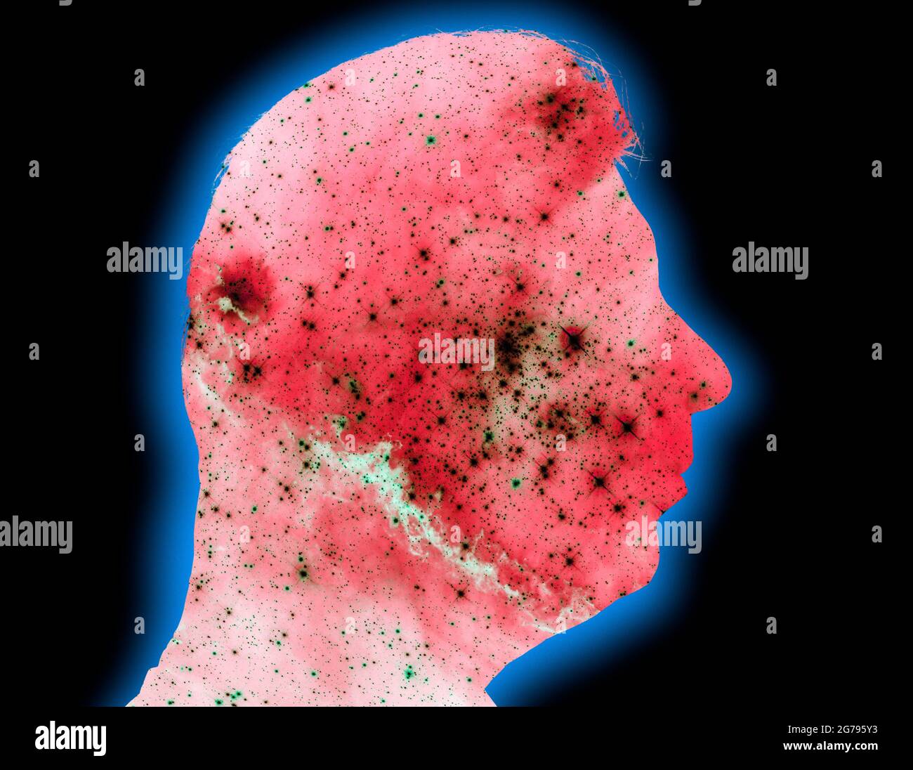 Head silhouette hi-res stock photography and images - Alamy