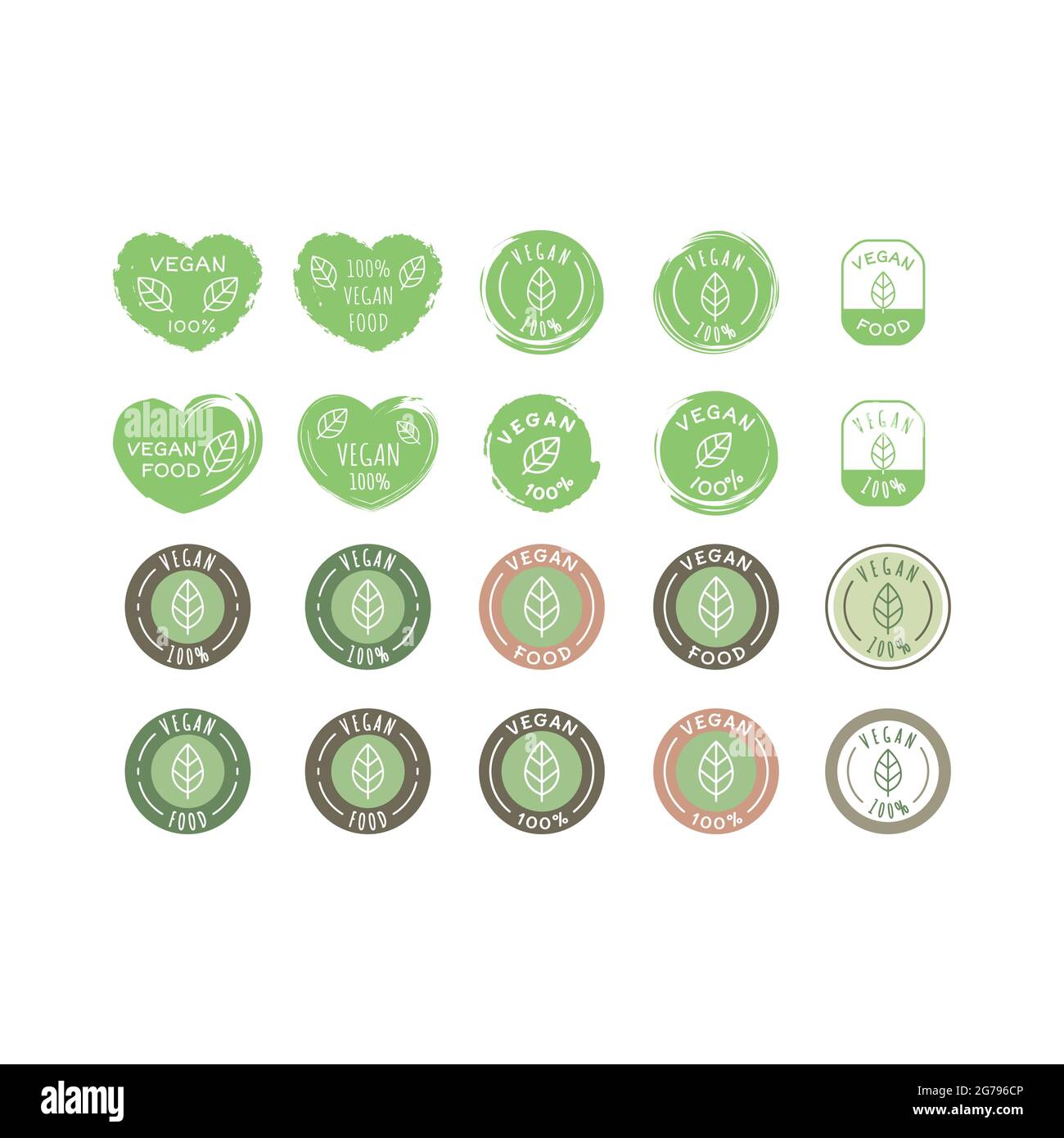 100 set green circle Cut Out Stock Images & Pictures - Alamy