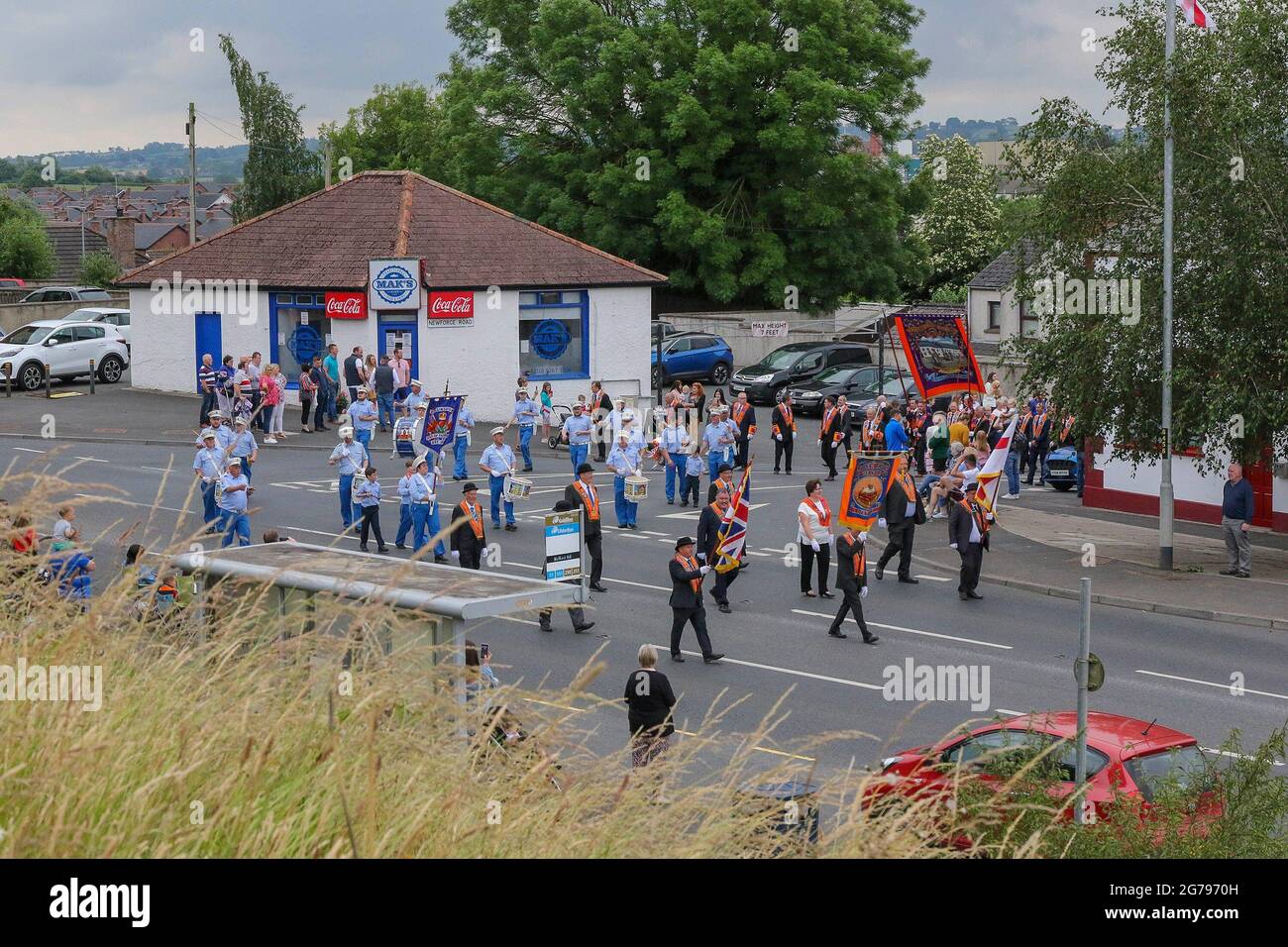 Orange order parade 2021 hi-res stock photography and images - Alamy