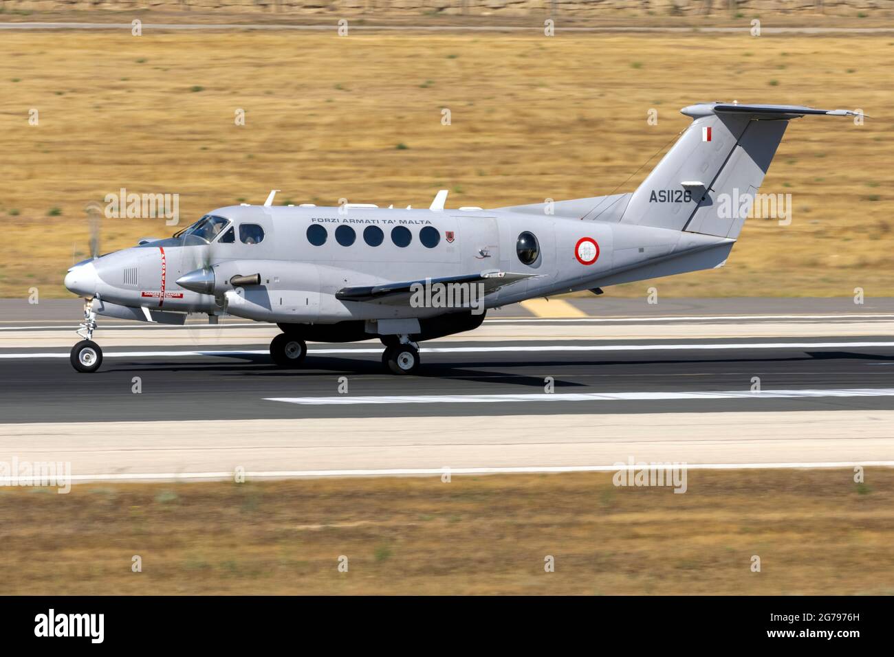 Maltese Armed Forces Hawker Beechcraft B200 King Air (REG: AS1126 ...