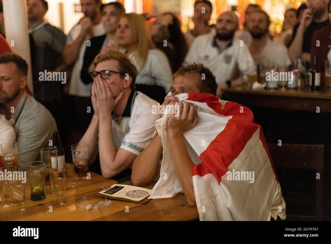 Italy football fans sad hi-res stock photography and images - Alamy