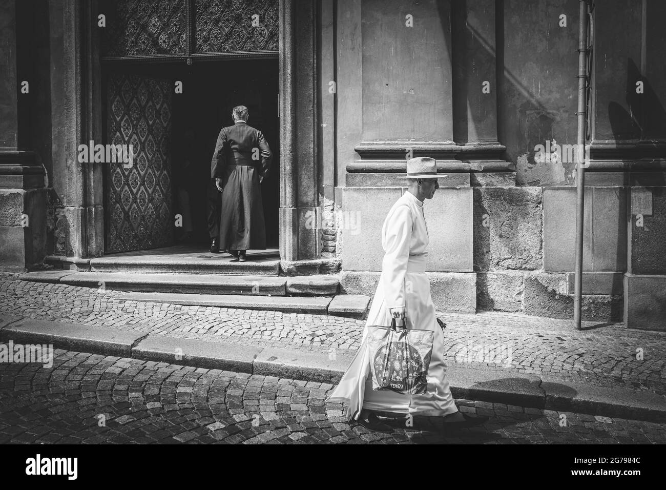 Modern priest hi-res stock photography and images - Alamy