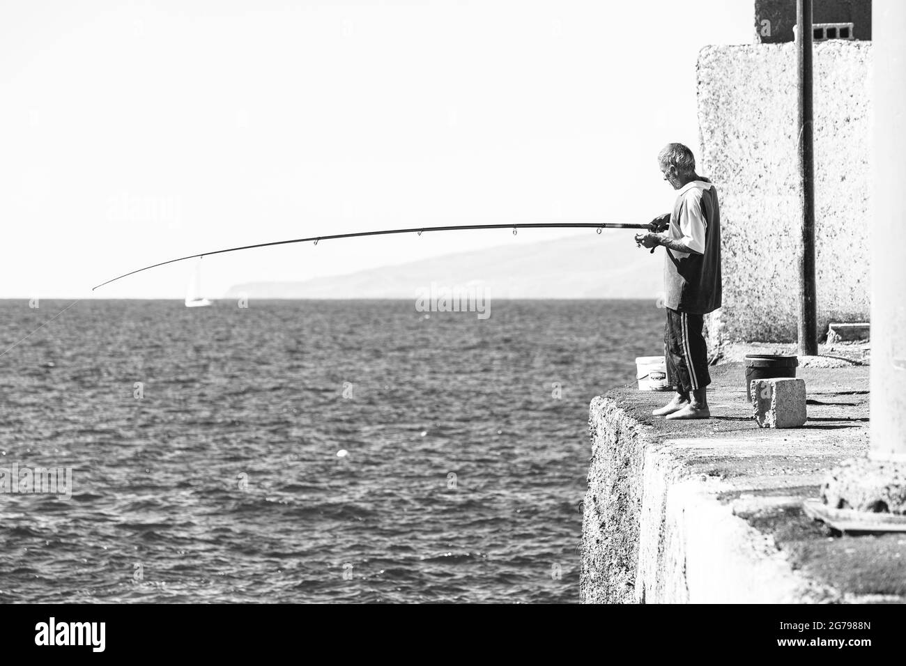 Atlantic angler fish Black and White Stock Photos & Images - Alamy