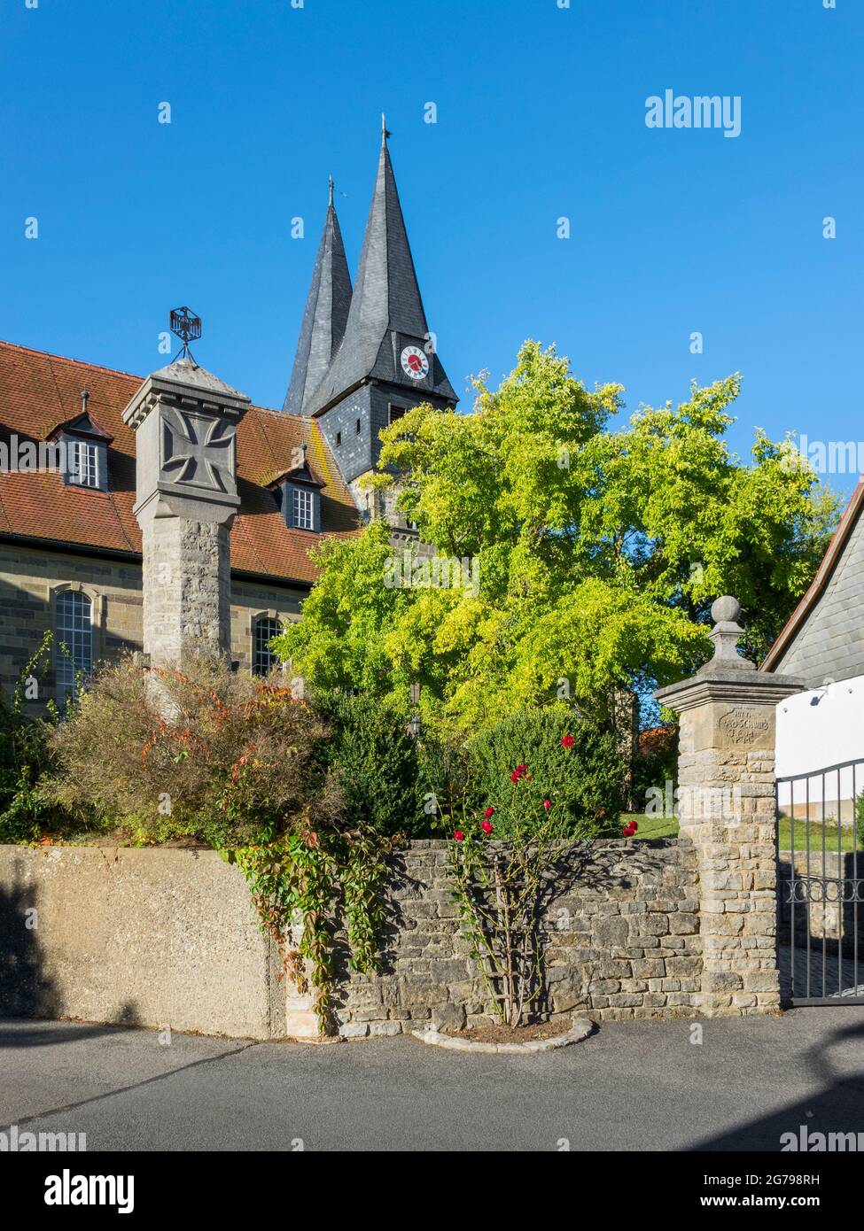 The church, St. Laurentius is an original parish of the Coburg country ...