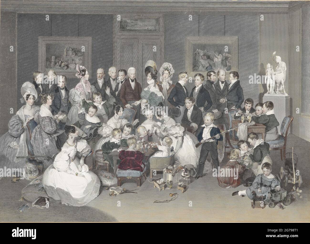 The Austrian imperial family in 1834. Museum: PRIVATE COLLECTION ...