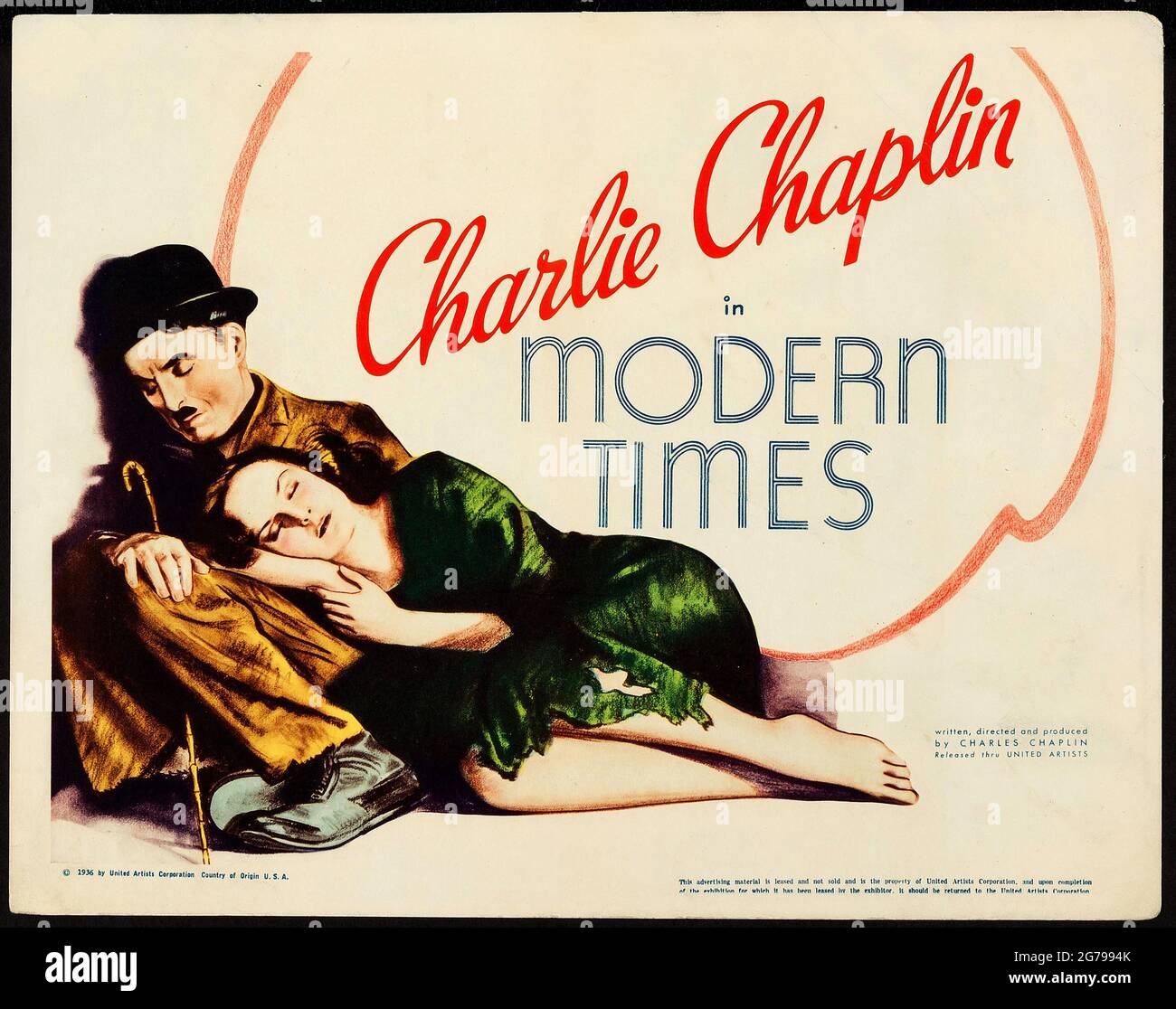Movie Poster Modern Times By Charlie Chaplin Museum Private
