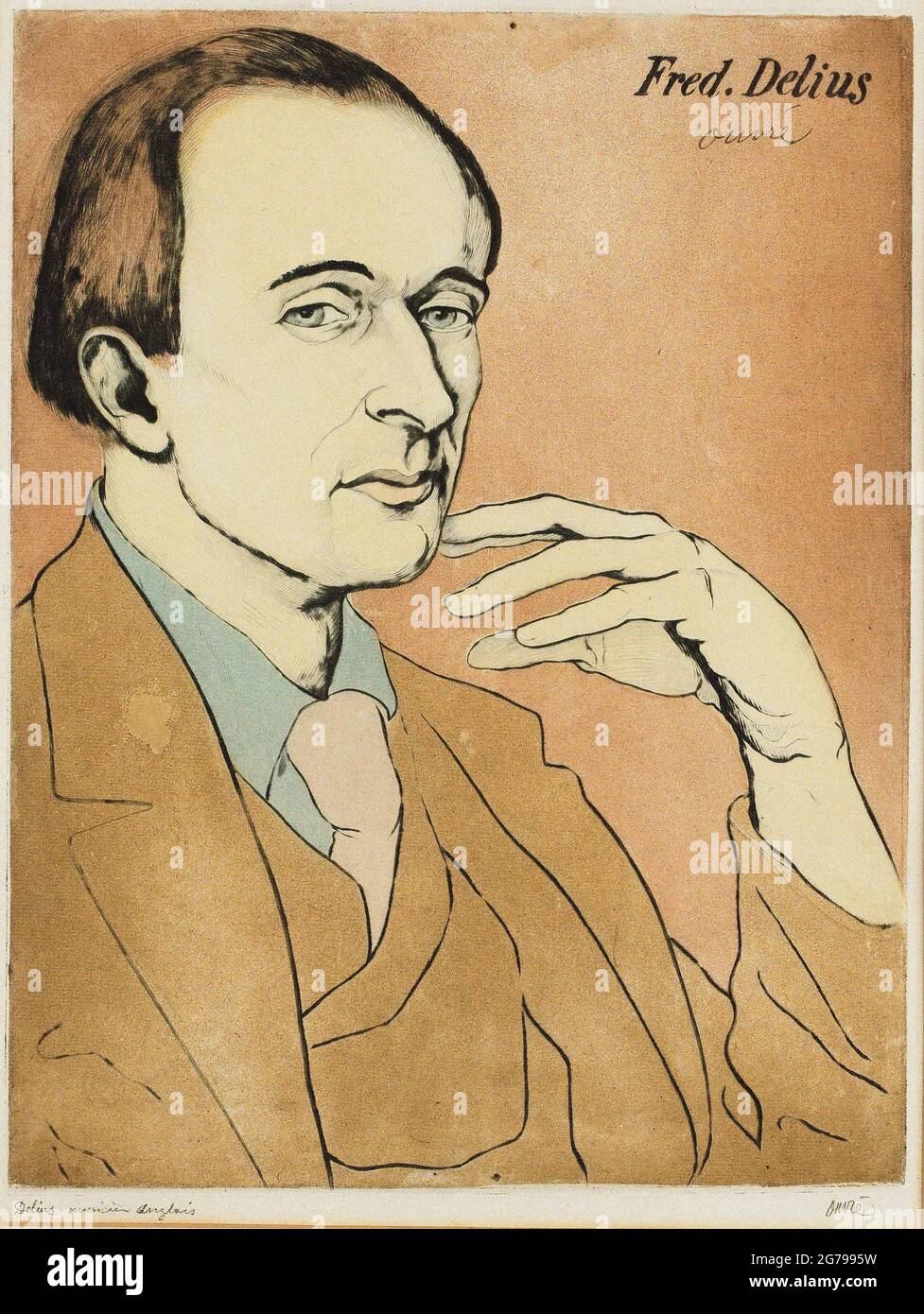 Portrait of the Composer Frederick Delius (1862-1934). Museum: PRIVATE ...