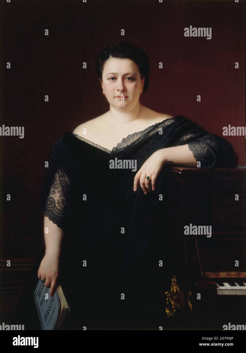 Portrait of the opera singer Marietta Alboni (1826-1894). Museum: Musée ...