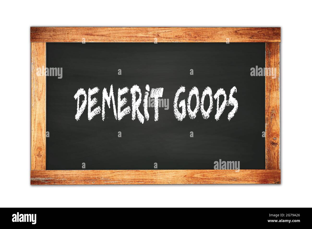 Demerit goods word hi-res stock photography and images - Alamy