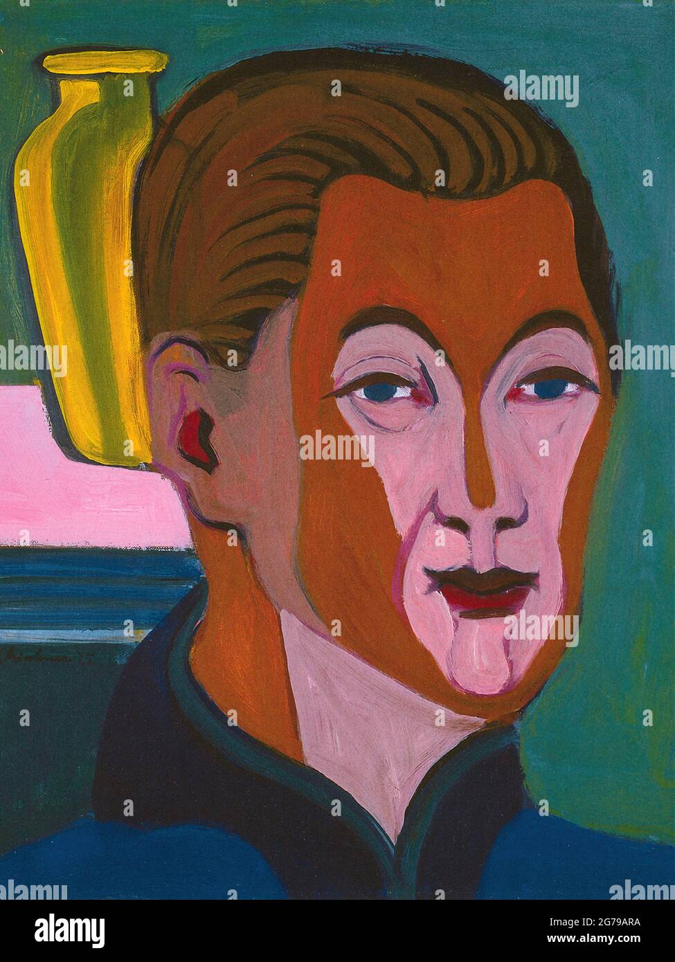 Self-Portrait. Museum: Kirchner Museum Davos. Author: ERNST LUDWIG ...