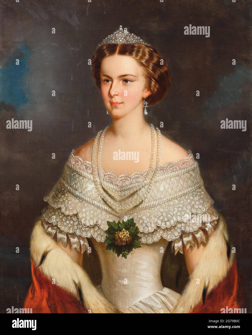 Portrait of Elisabeth of Bavaria. Museum: PRIVATE COLLECTION. Author ...