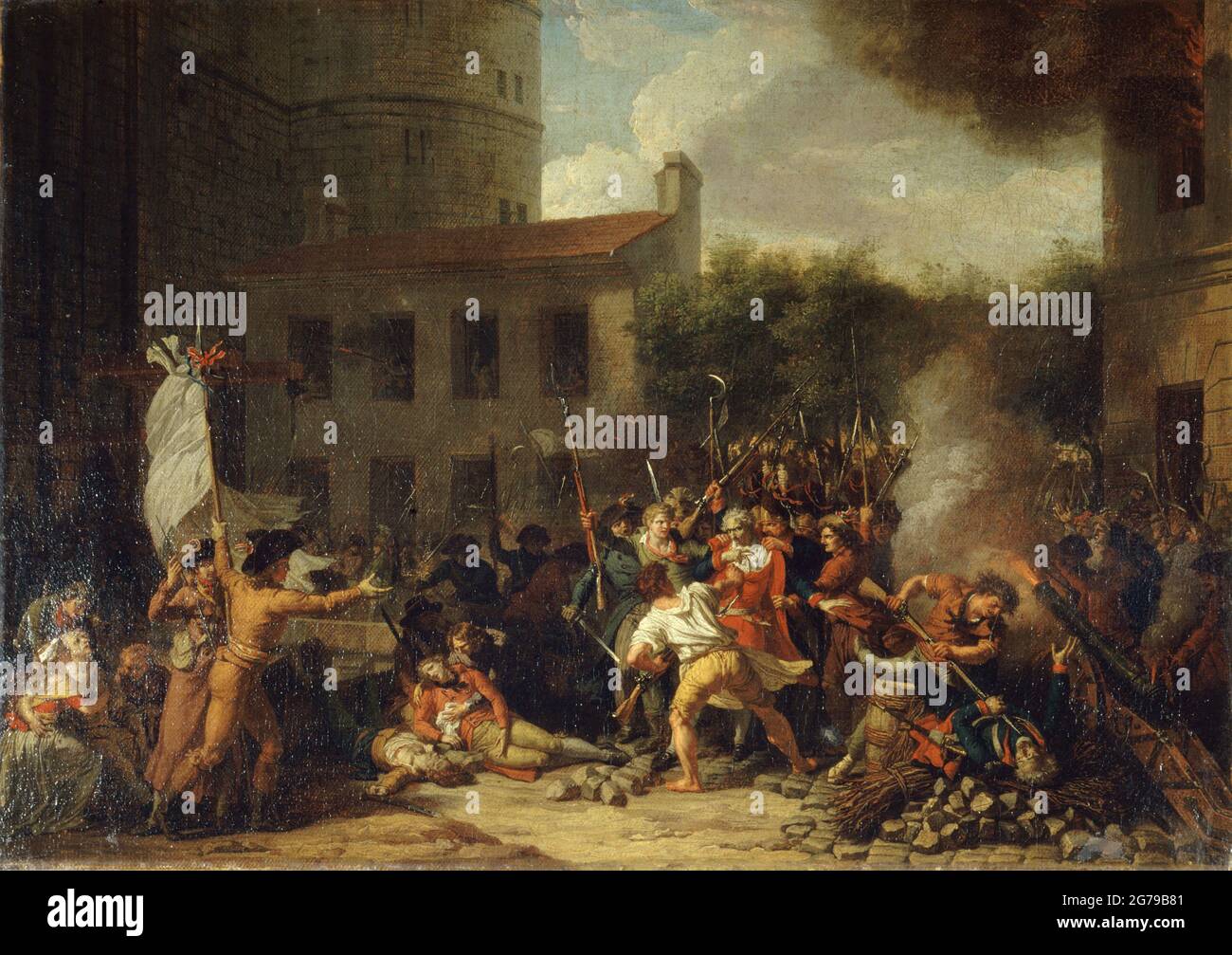 Storming bastille painting hi-res stock photography and images - Alamy